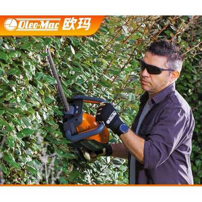 意大利欧玛HCi45锂电绿篱机 小区庭院绿篱修剪机 欧玛双刃修枝机