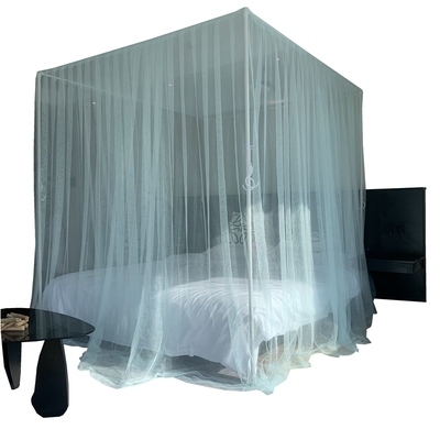 支持定制简约三开门A类宫廷蚊帐家用单人床1.35m卧室纹账架高级1.