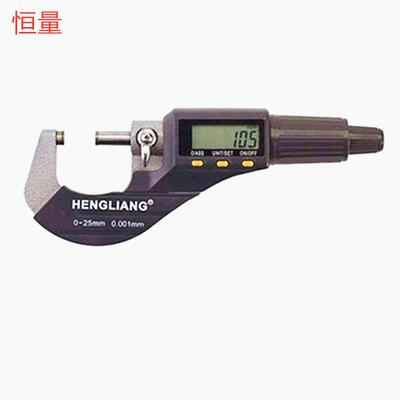 恒量0-25MMX0.001/25-50MMX0.001销售数显外径千分尺