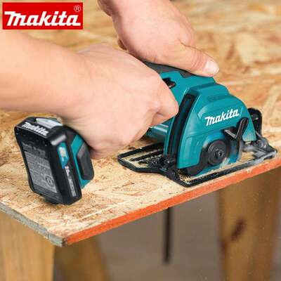 makita牧田HS301D充电式电圆锯12V锂电木工锯电动小鹰锯电动工具