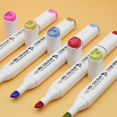 美卡勒软头马克笔美卡勒肤色12色24色36色72色肤色套装油性动漫