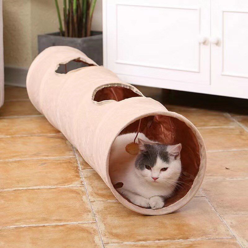 猫隧道可折叠猫通道宠物玩具自嗨解闷猫帐篷轨道爬筒可钻洞猫咪窝