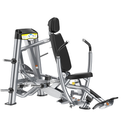 下斜推胸训练器挂片式商用坐式推胸蹬腿高拉划船二三头肌训练器械