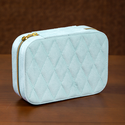 《老兵臻宝汇》双双宠粉专拍-首饰收纳盒（蓝）