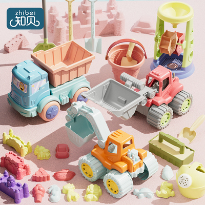 儿童沙滩玩具套装宝宝室内海边挖沙玩沙子挖土工具铲子桶沙漏沙池