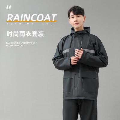 雨衣雨裤套装分体款男士雨衣防水防爆雨外卖骑手雨衣加厚雨裤