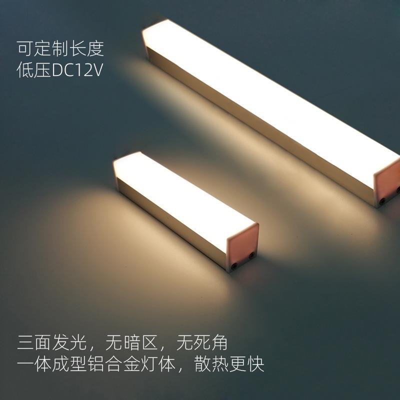 LED长条灯 装饰灯 橱柜灯 地柜灯 地脚线灯 外置明装12V总统灯具