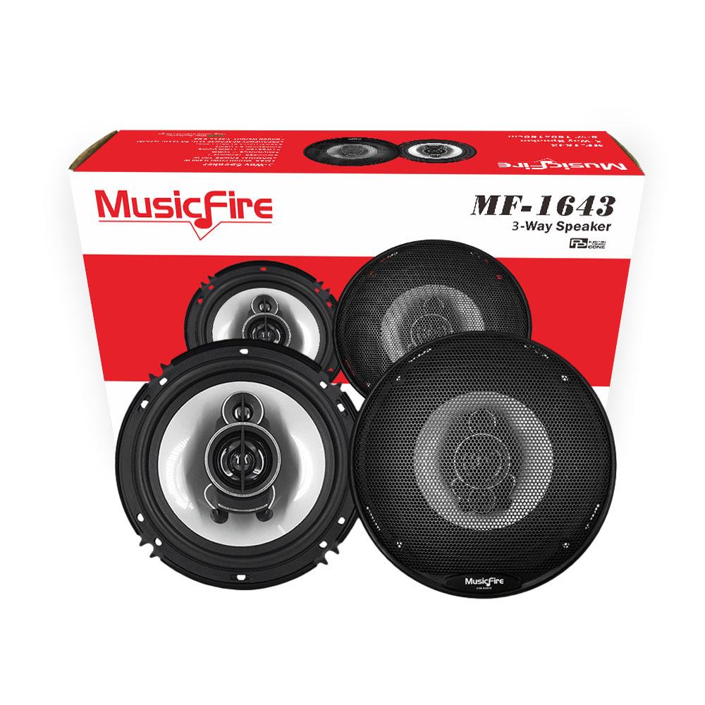 汽车音响MusicfireMF1643 6寸同轴喇叭适合中低高音扬声器喇叭