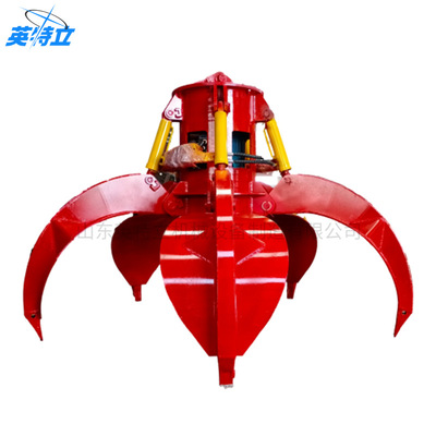 Excavator accessories Lotus gripper多功能液压莲花抓钢机