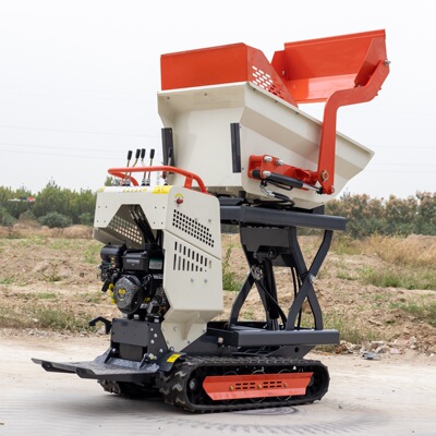 HT500液压翻斗车 迷你DUMPER工程农用履带运输车 小型升降自卸车