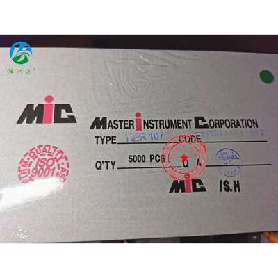 厂家直供MIC整流二极管HER107 DO-41 1A800V 编带快恢复二极管