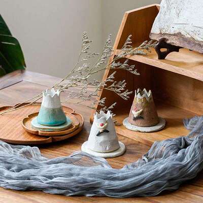 AWASAKA/美浓烧/CRAFT KEIZAN/CLIMBING系列手作香笠