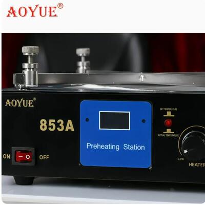 AOYUE 853A++预热台BGA返修台500W数显恒温90-380℃加热台拆焊台