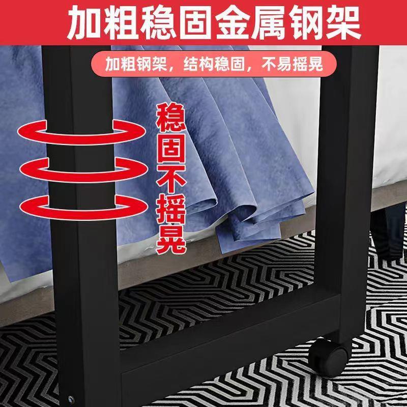 跨床桌可移动床上简易书桌家用卧室写字台长方形多功能懒人床边桌
