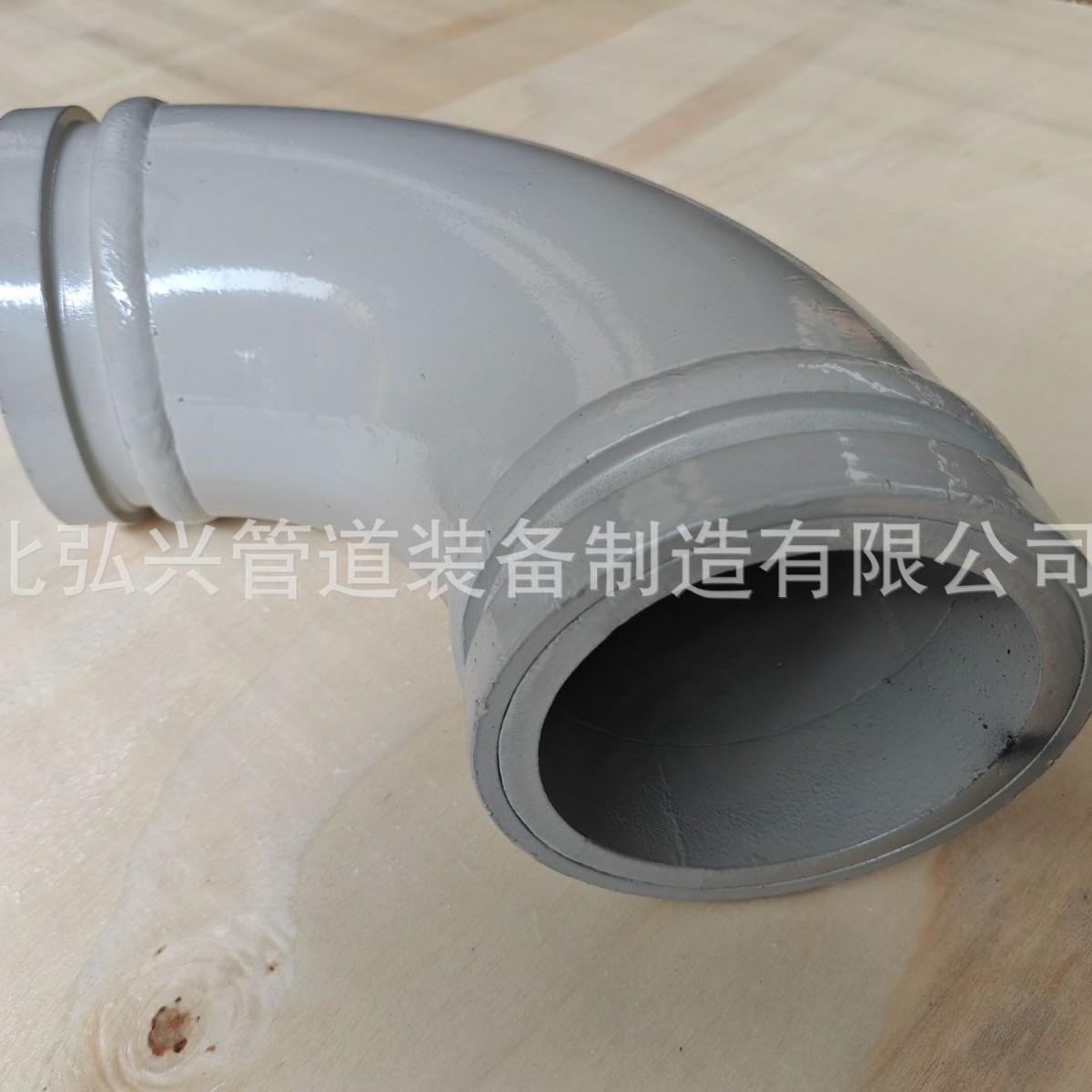 双层泵车耐磨弯头 高低压泵车弯头 R180乘90度 混凝土输送弯头