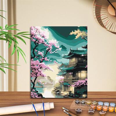Digital oil painting coloring oil painting decoration painti