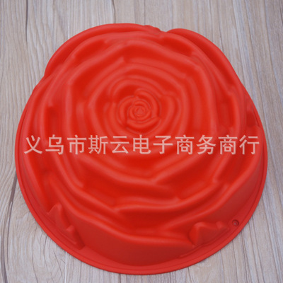 Rose Silicone Cake Mold Flower Mould Cupcake Baking Tool模具
