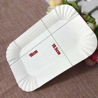 20PC Disposable Cake Paper Plate Fork Set Pastry Snack Plate