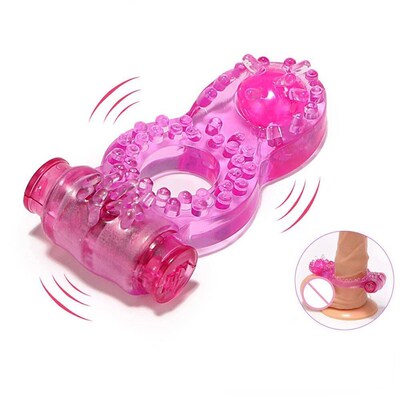 Vibration Cock Ring Lock Essence Delay Rings Clitoral