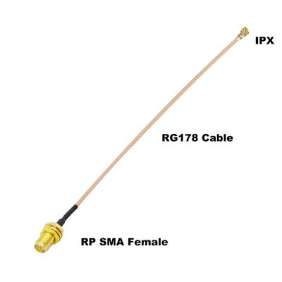ALLiSHOP sma pigtail Jumper RP SMA female to UFL IPX RG178