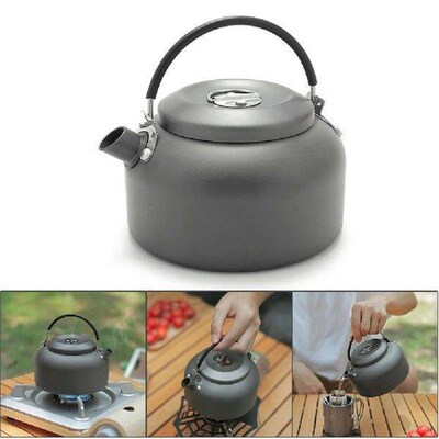 Portable Camping Teapot Kettle 0.8L/1.4L Aluminum Alloy