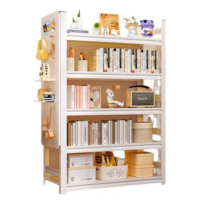 Steel bookshelf, multi-layer storage rack, simple bookshelf