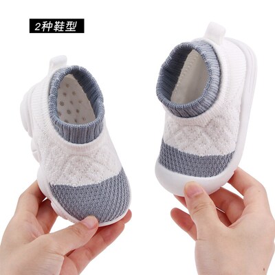 Baby Walker Shoes Spring Autumn Flyknit Breathable Infant Sh