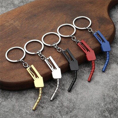 Creative Car Speed Gearbox Gear Head Keychain Manual Transmi