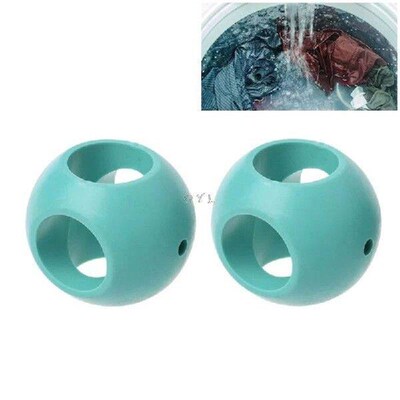 2pcs Anti Limescale Magnetic Laundry Balls Purified Water