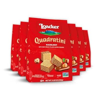 Quadratini 250gx6 Hazelnut