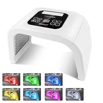haoyehome Led Face Mask Light Therapy,7 Color Led Mask Th
