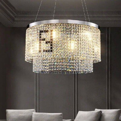 NEW Modern Crystal LED Chandeliers Lighting Luxury
