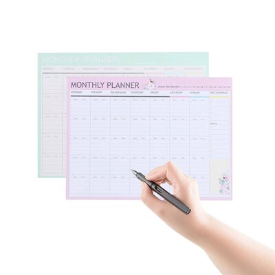 20Sheets A4 Monthly Planner Calendar Shedule Notebook Agenda