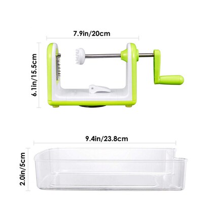 5 Blades Vegetable Spiralizer Folding Veggie Pasta & Spaghet