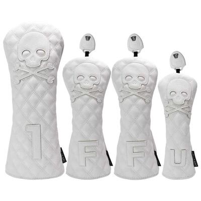 Golf Wood Cover Skull For Driver Fairway Hybrid Waterproof P
