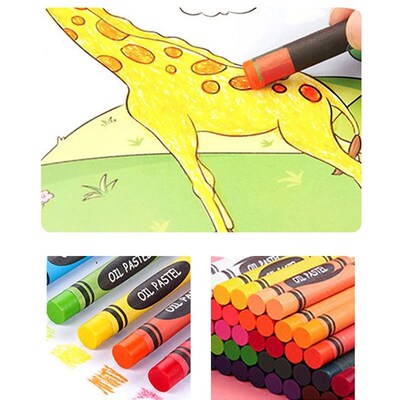 42/86/208Pcs Children Art Painting Set Watercolor Pencil Cra