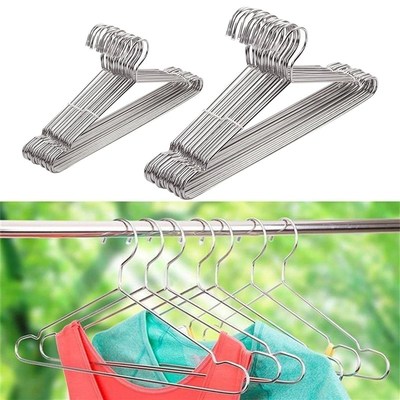 Stainless Steel Clothes Hanger Organizer Strong Metal Coat S