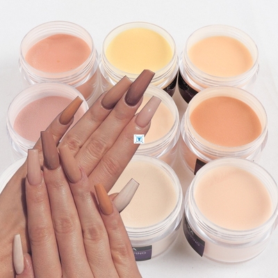 15g Skin Color Acrylic Powder Extend Extend Nail Gel Dust