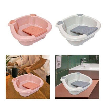 Washboard Basin Washing Clothes Bucket Hand Wash Board