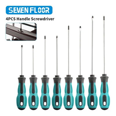 4PCS Multipurpose Handle Screwdrivers Set Electrician Insula