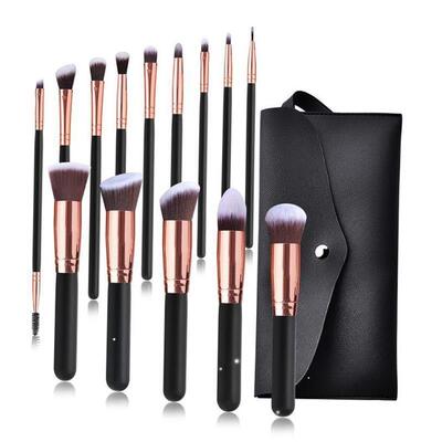 14pcs makeup brushes set for foundation powder blusher lip