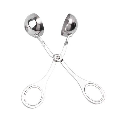 Meat Ballers,2PCS Stainless Steel Ball Maker None- Meat Ball