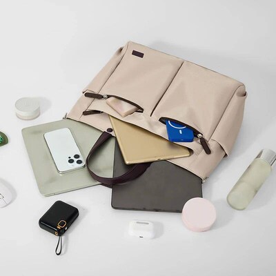 【 Laptop Bag 】 Nylon casual ladies laptop bag, daily comm