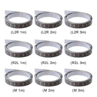 Stainless Steel Miter Track Tape Measure Self Adhesive Metri