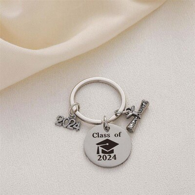 2024 keychain graduation season blessing gift class of 2024