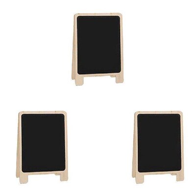 3 Pcs Wooden Message Boards Writing Boards Memo Boards Desk