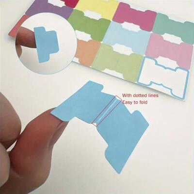 10pcs/pack Index Divider y Notes Paper Tabs Durable Monthly