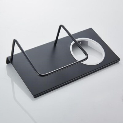 Bathroom Toilet Brush Hanging Rack Wall-mounted Drainable St