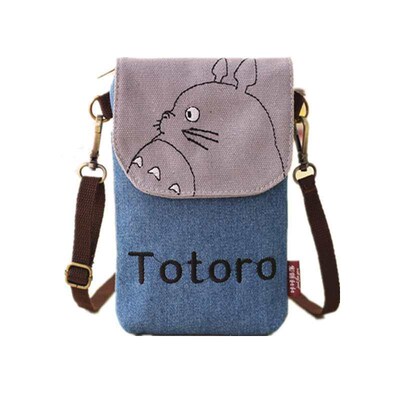 Canvas Crossbody Womens Bag Personalized Cartoon Hand Carry