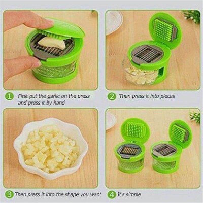 Creative Vegetable Cutter ABS Stainless Steel Garlic